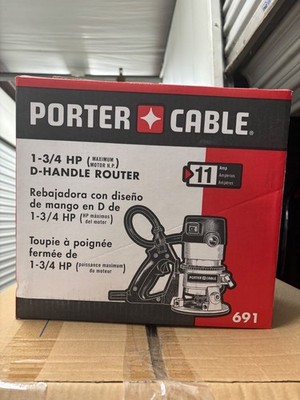 Porter Cable 691 D-Handle Heavy Duty Router 6912 Motor w/6911 Base | eBay
