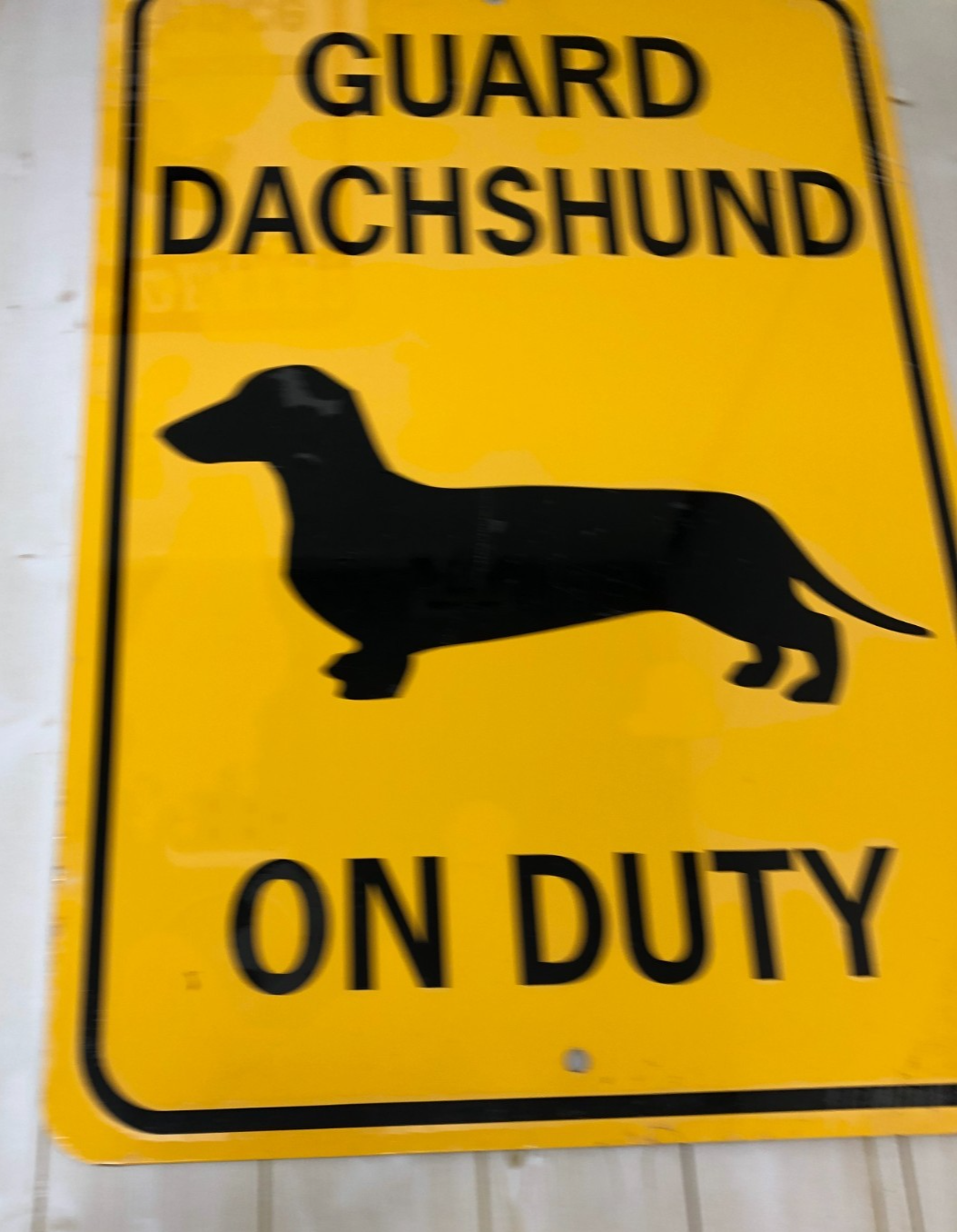 Lot of 3 Dachshund Weiner Signs – Guard Dog / Jump the Fence / In your ...
