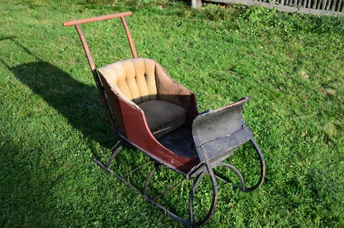 Antique Child's Push Sleigh By Paris Mfg. Co ~ Ready for Restoration | eBay