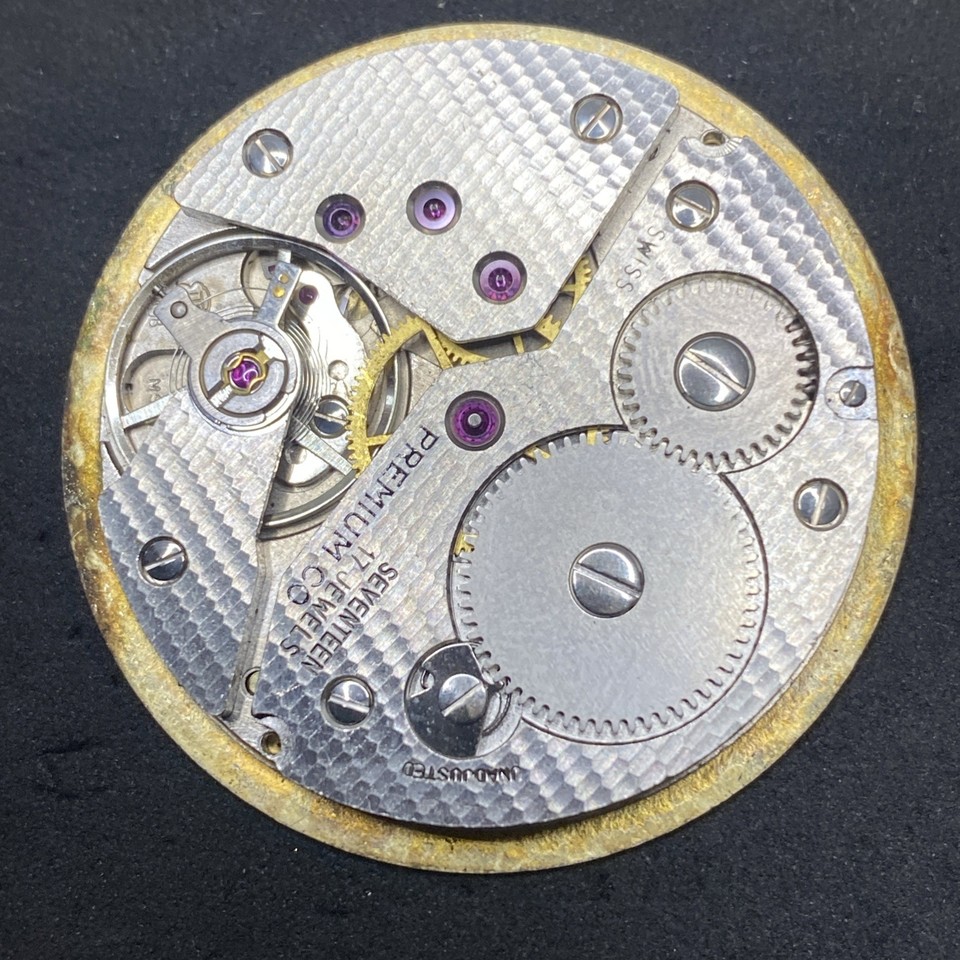 UT6498 Unitas Pocket Watch Movement Fortron Premium 17j Hunter Good ...