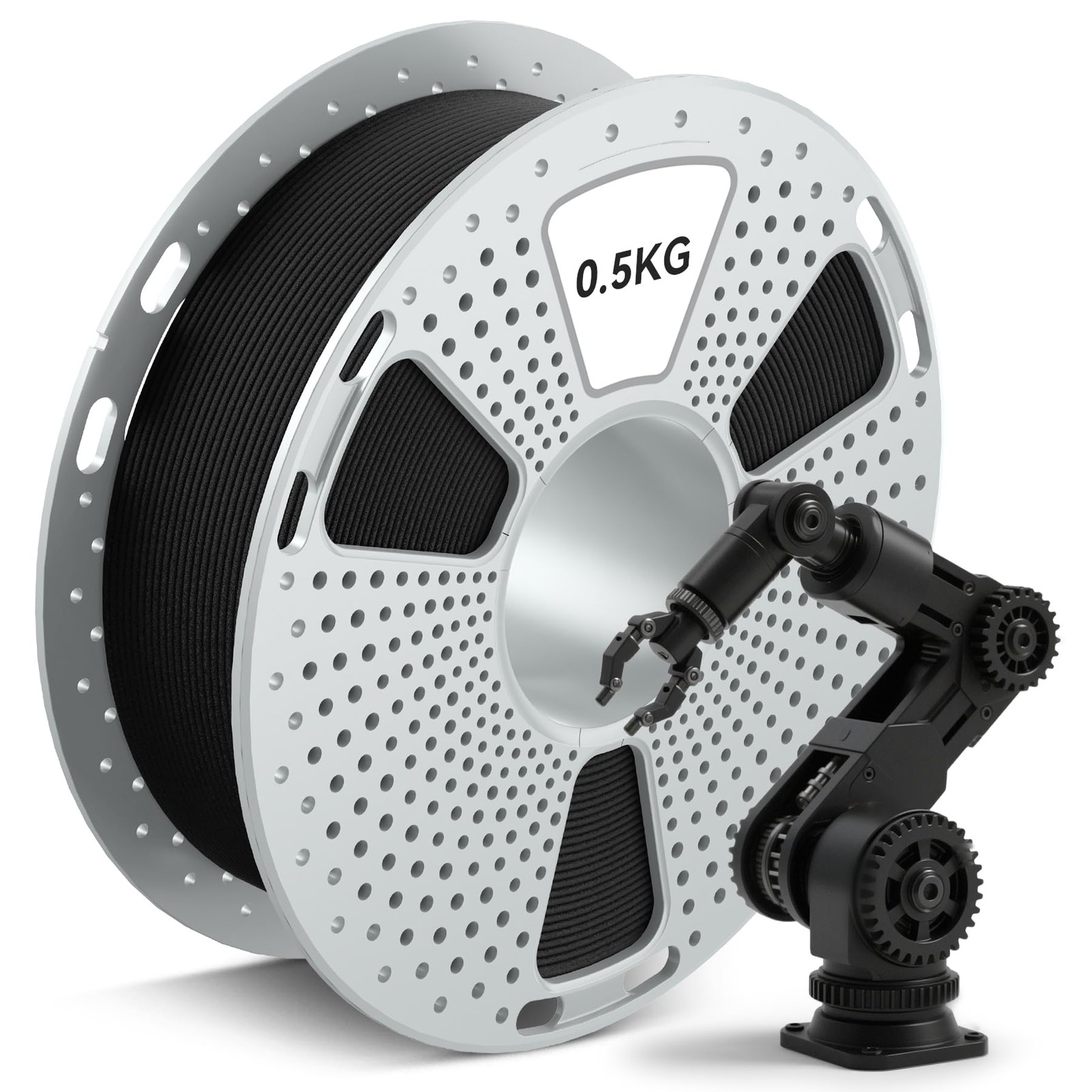 SUNLU 500G PA12-CF 3D Filament 1.75mm, Carbon Fiber Nylon Filament ...