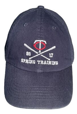 Minnesota Twins Baseball Hat Spring Training 2017 Strap Back Blue ...