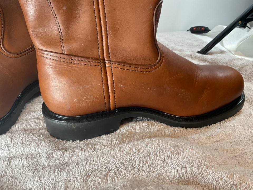 Red Wing Pecos 2231 Pull On Work Boots Men's Size 6.5 E Safety Toe | eBay