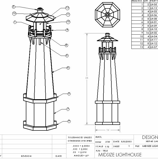 Plans For Building Model Lighthouses Elven Lighthouse 3D Model From