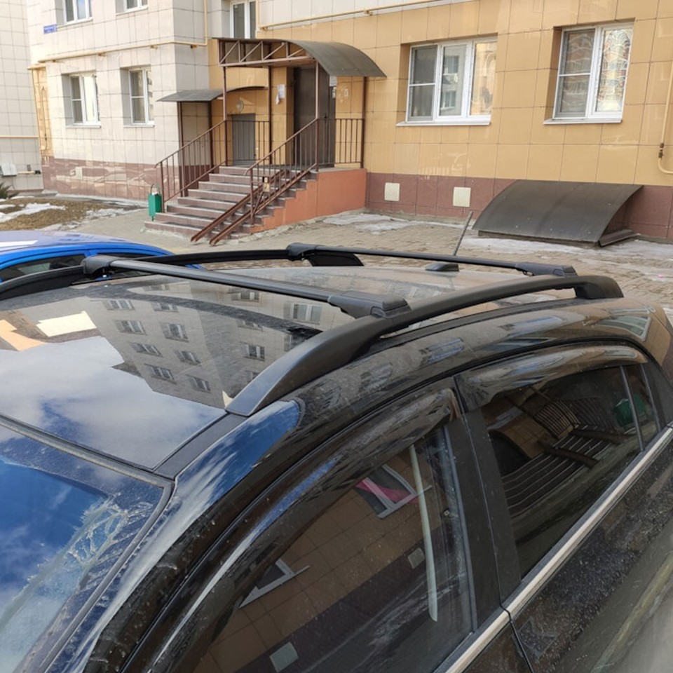 Roof Rack Cross Bars for BMW 3 Series E36 Touring 1994-1999 Black 2X | eBay