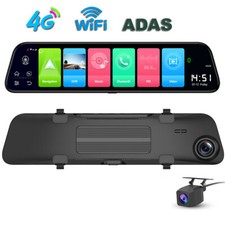 10'' 1080p Android GPS Car DVR Dash Camera 2-lens 4g WiFi Adas Rearview ...