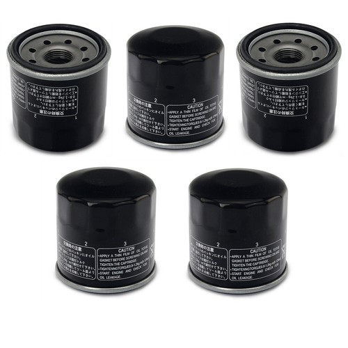 5x Oil Filter For Yamaha YZF-R1 R1 R6 06-18 R3 MT-03 MT03 MT09 MT-09 ...