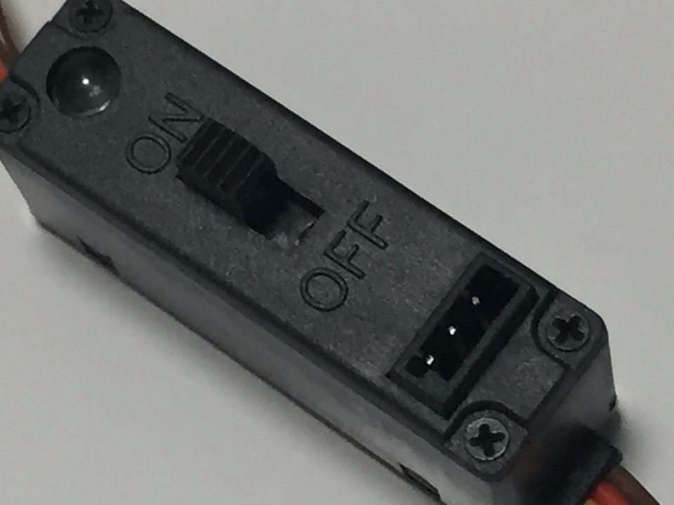Heavy Duty RC Switch LED Receiver Battery On/Off Fits JR Futaba ...