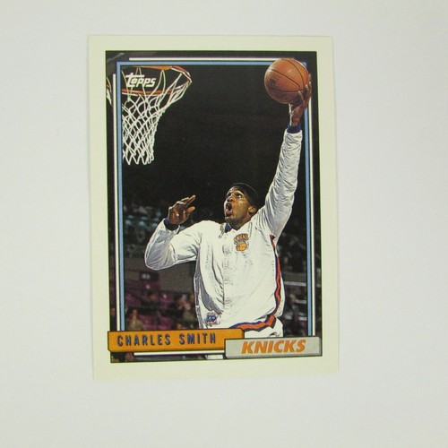 Charles Smith NBA Basketball Card (New York Knicks) 1992-93 Topps #253 ...