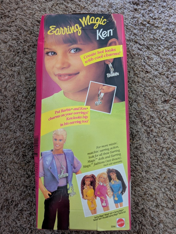 Mattel 2290 Earring Magic Ken Doll (1992) New in Packaging | eBay