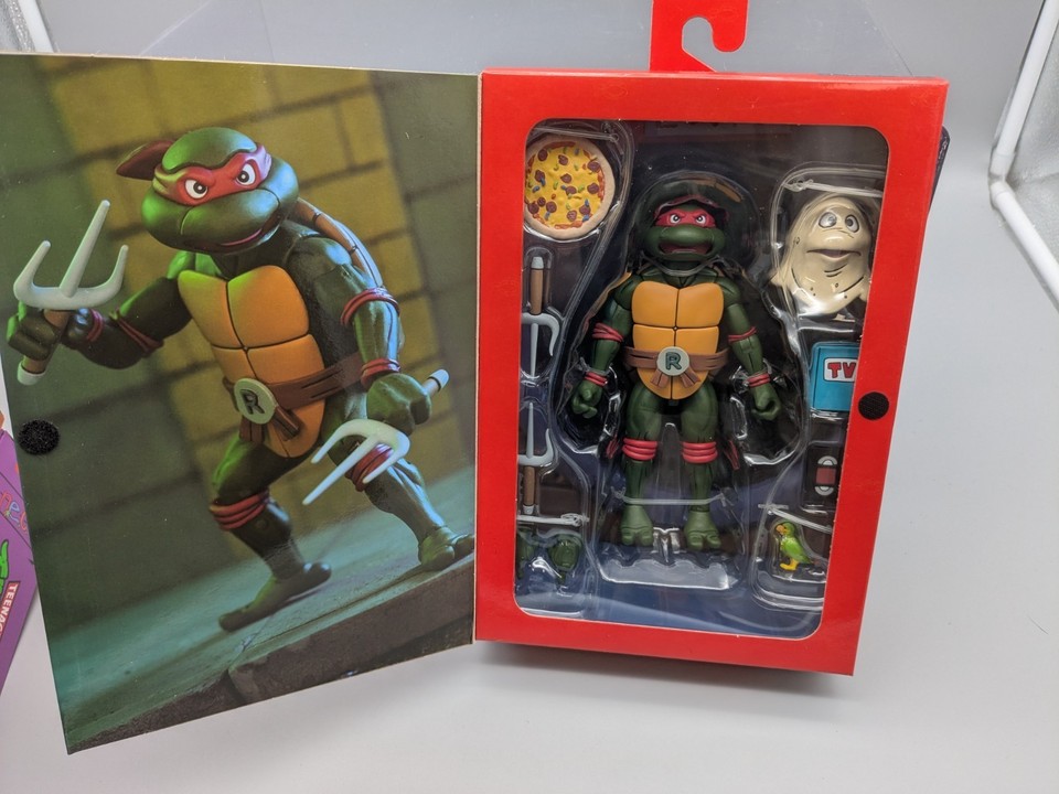 NECA Teenage Mutant Ninja Turtles (Cartoon) 4er Set Leonardo Raphael ...