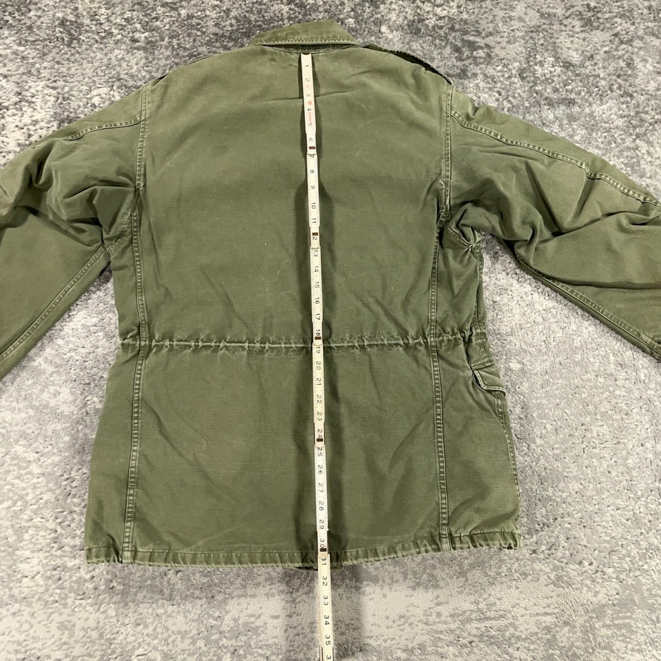 Vintage US Army Jacket Mens Small Olive Green M-51 Field Coat Military ...