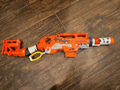 Nerf Zombie Strike Scavenger Blaster Gun Plus 10 Darts | eBay