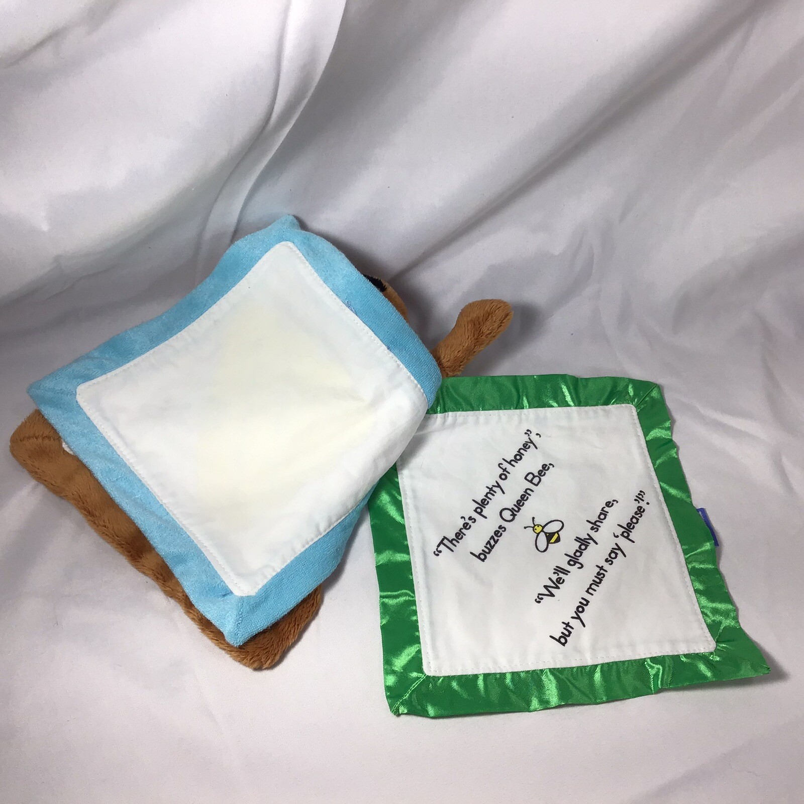 North American Plush Cozy Bear Say Please Storybook Lovey Book 2013 | eBay