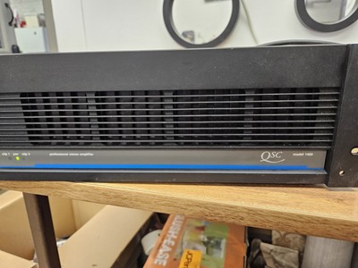 QSC Model 1400 Two-Channel Professional Stereo Amplifier | eBay