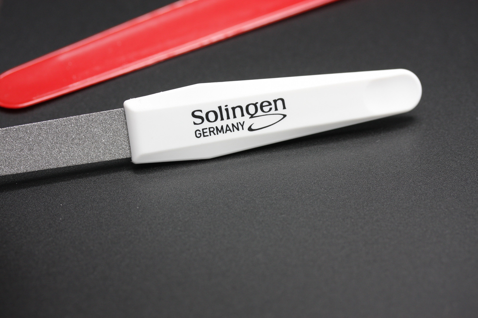 Nagelfeile Saphir Saphirfeile Feile Solingen German 9,0 cm + Etui fein ...