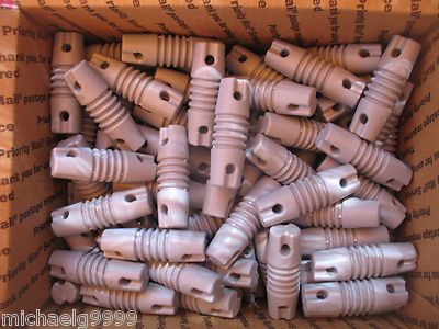 100 GRAY QUALITY NYLON DOG BONE ANTENNA END INSULATORS FAST FREE ...