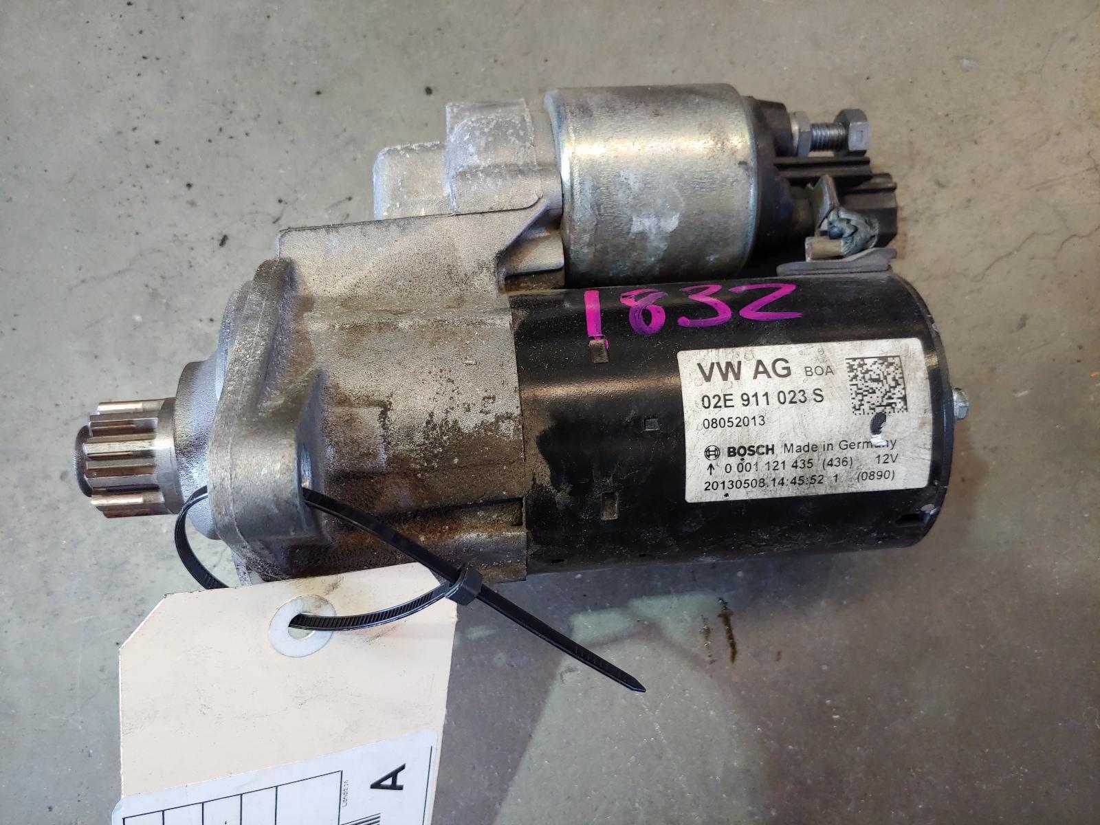 VOLKSWAGEN TIGUAN STARTER MOTOR PETROL, 2.0, 5N, CAWA/CCZC/CCZD/CAWB ...