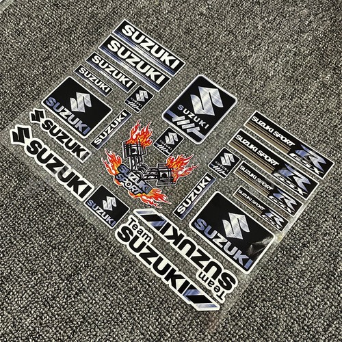 Motorcycle Fuel Tank Reflective Emblem for SU Racing Fairing Decal ...