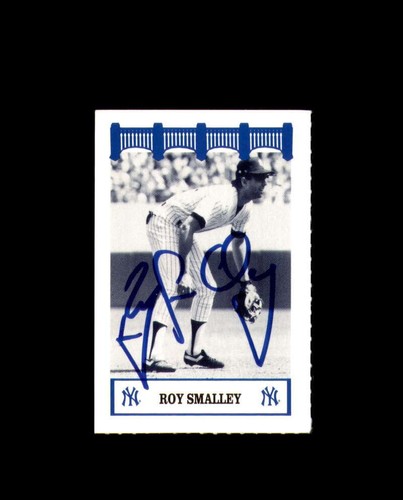 Roy Smalley Signed 1992 Wiz The 80's New York Yankees Autograph | eBay