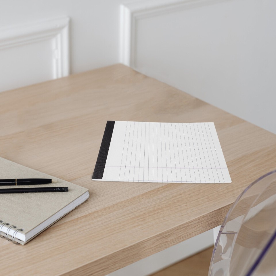 4 Books Notepad Notes White Notepads Notebook Paper Wide Ruled Shopping ...