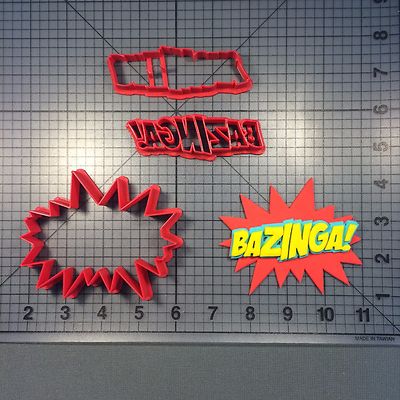 Bazinga Sign Cookie Cutter Set | eBay