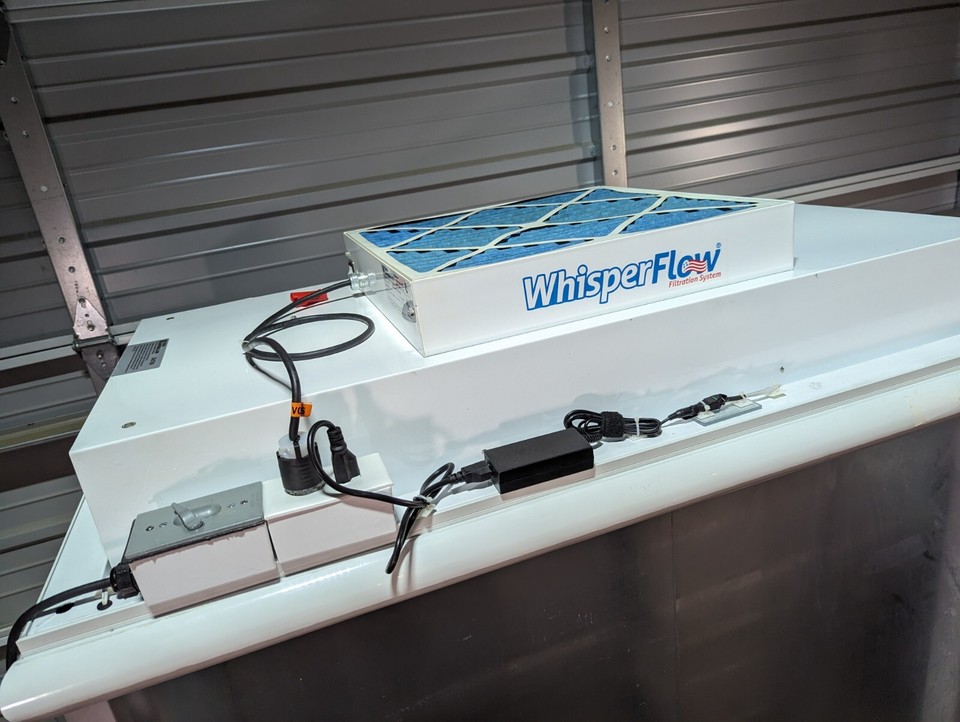 Terra Universal WhisperFlow 1870-01A Portable CleanBooth ISO 6 Laminar Flow Hood | eBay