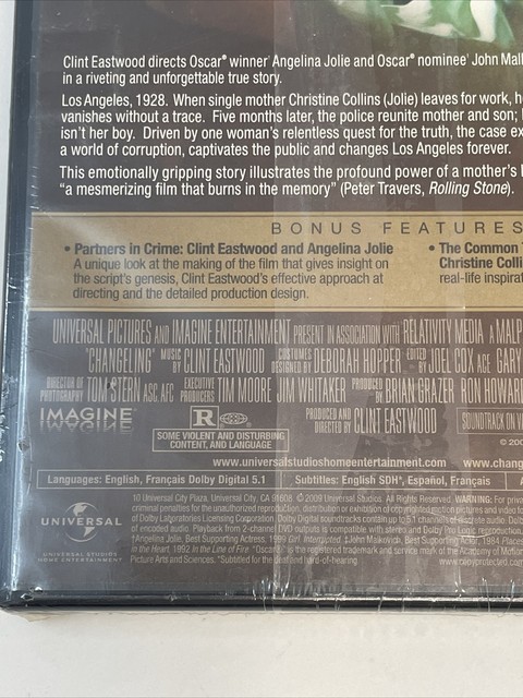 Changeling (DVD, 2008) for sale online | eBay