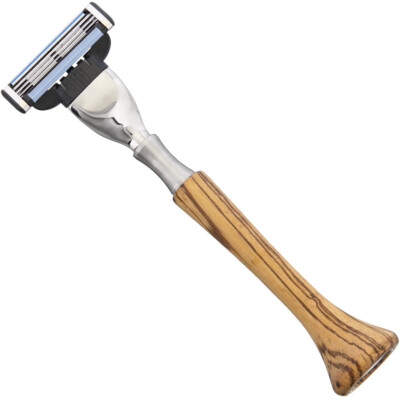 New Razolution System Razor Zebrano Wood SBT81853 5.75" overall. Zebra ...