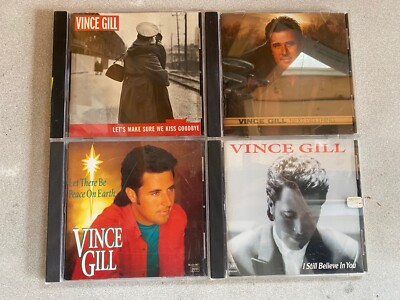 Vince Gill CD Lot of 4! Still Believe In You Next Big Thing Let There ...