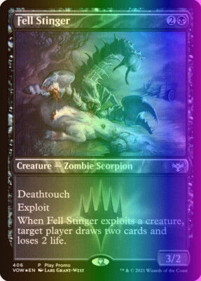 MTG Magic the Gathering Fell Stinger (406/596) Innistrad Crimson Vow LP FOIL | eBay