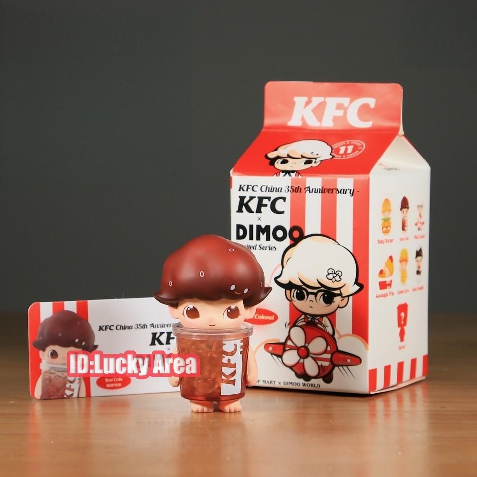 Dimoo KFC China 35th Anniversary Series Confirmed Blind Box Figure Toys ...