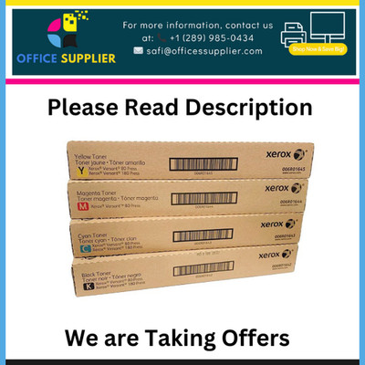 XEROX VERSANT 80 180 TONER CARTRIDGE 006R01642 43 44 45 | eBay