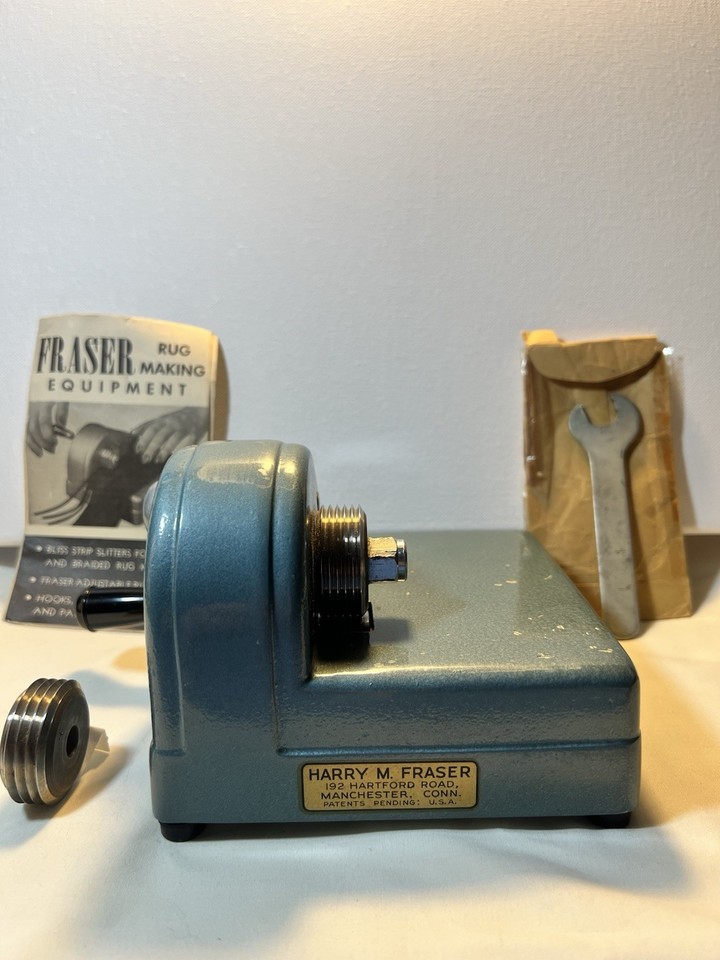 Bliss Portable Strip Slitter , Model A, Harry M. Fraser, Fabric Cutter ...