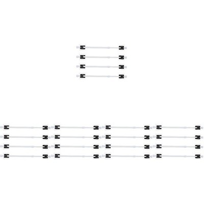 5 Sets Telescopic Free Punching Rod Curtain Tension Rod Shower Curtain ...