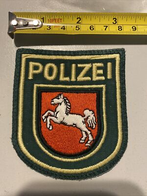 Vintage Obsolete Green German Polizei Patch | eBay