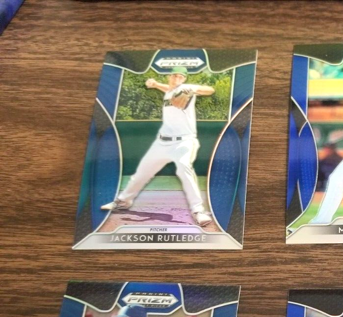 JACKSON RUTLEDGE 2019 PANINI PRIZM CARD #29 NATIONALS (ROOKIE BLUE ...