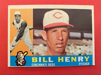 1960 Topps BILL HENRY #524 Cincinnati Reds | eBay