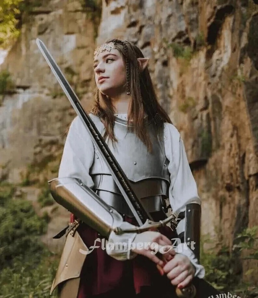 Medieval Steel Knight Armor | Brave Lady Female Fantasy Cosplay & LARP ...