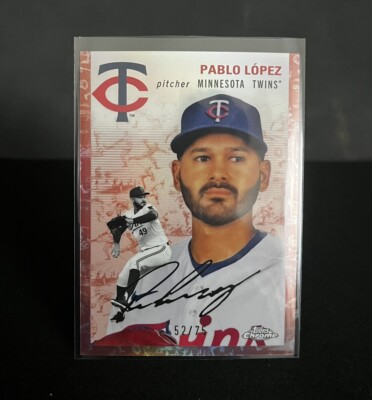 Pablo Lopez 2023 Topps Chrome Platinum #229 Rose Gold Toile Refractor ...