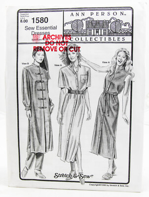 Ann Person Collectibles Stretch and Sew Pattern #1580 - Sew Essential ...