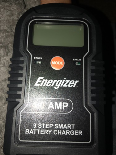 Energizer ENC4A 4 Amp Battery Charger With LCD Maintainer 6/12v ...