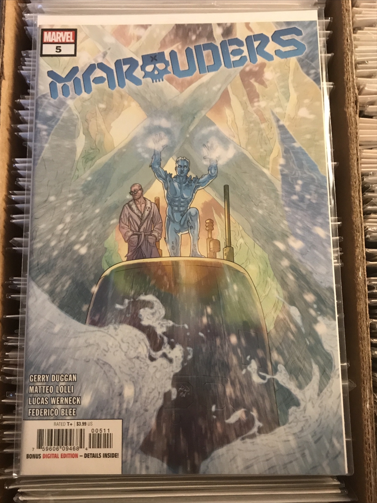 MARAUDERS #5 RUSSELL DAUTERMAN ICEMAN emma frost white queen uncanny x ...