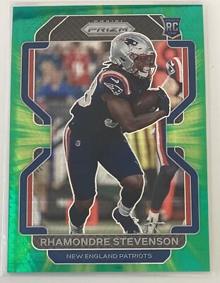 2021 Panini Prizm Rookie Hyper Prizm /175 Rhamondre Stevenson-367 ...