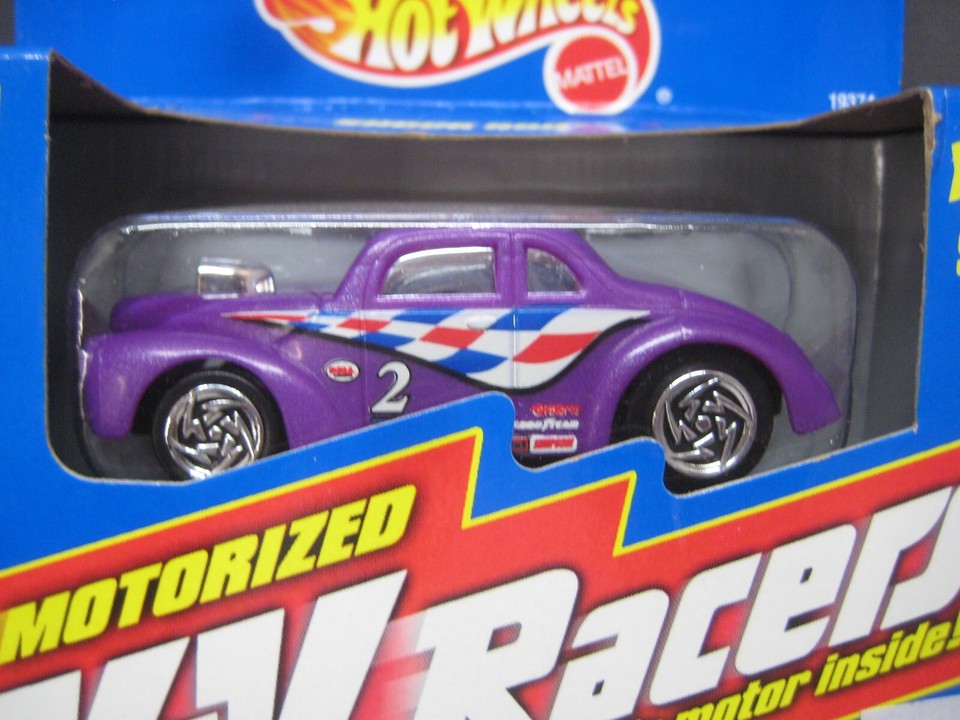 1998 HOT WHEELS XV RACER SERIES MOTORIZED SHOCK ROD WILLYS MINT IN BOX ...