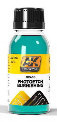 AK Interactive 174 Brass Photo-Etch Burnishing Fluid 100ml Bottle | eBay
