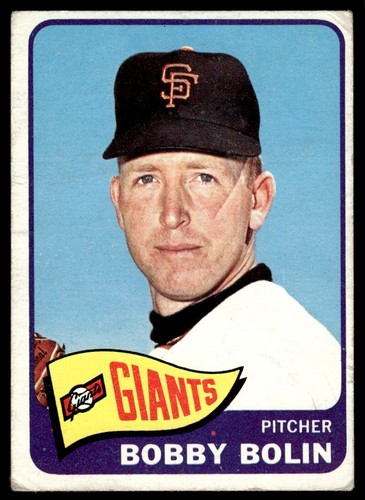 1965 Topps Bobby Bolin San Francisco Giants #341 | eBay