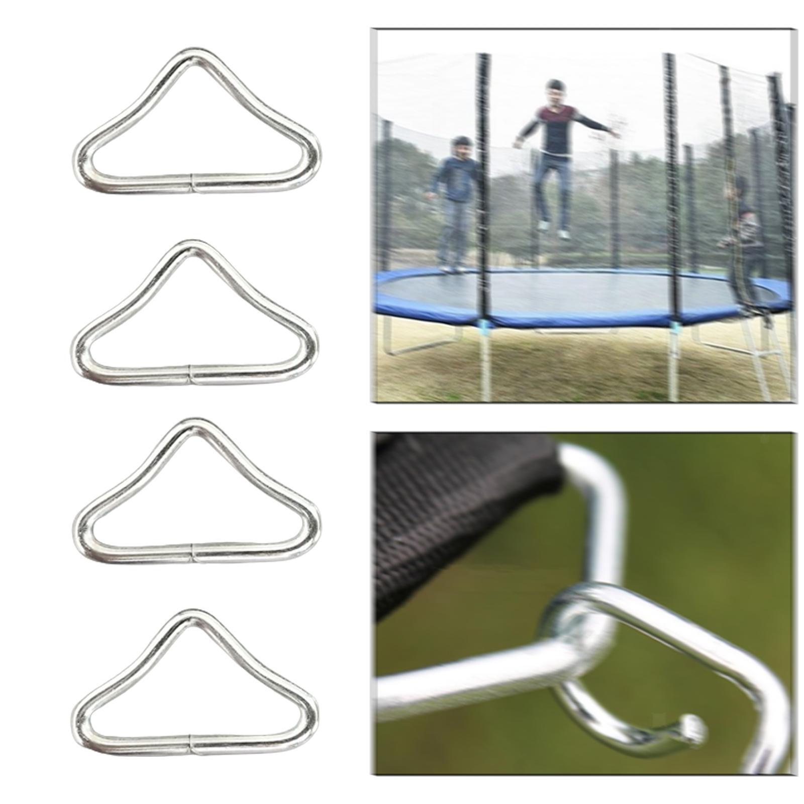 4X 4Pcs V Shaped Rings Triangle Ring Buckles for Kids Trampoline | eBay