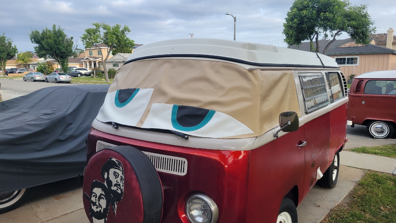 VW BUS windshield Eyes | eBay