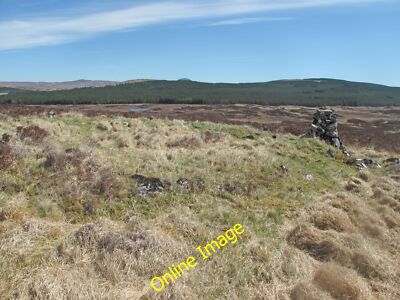 Photo 6x4 Hut Circle Loch Coire nam Feuran The footings of a roundhouse ...